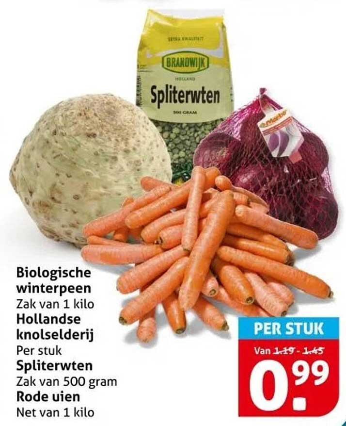 Biologische Winterpeen Aanbieding bij Hoogvliet - FolderFeest.nl