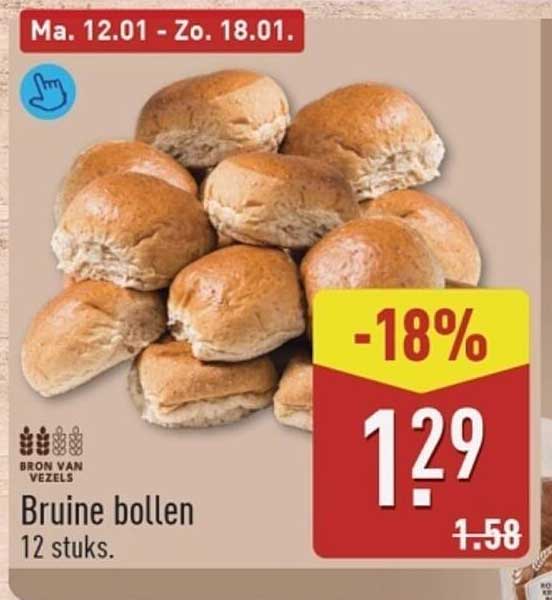 Bruine Bollen Aanbieding bij ALDI - FolderFeest.nl