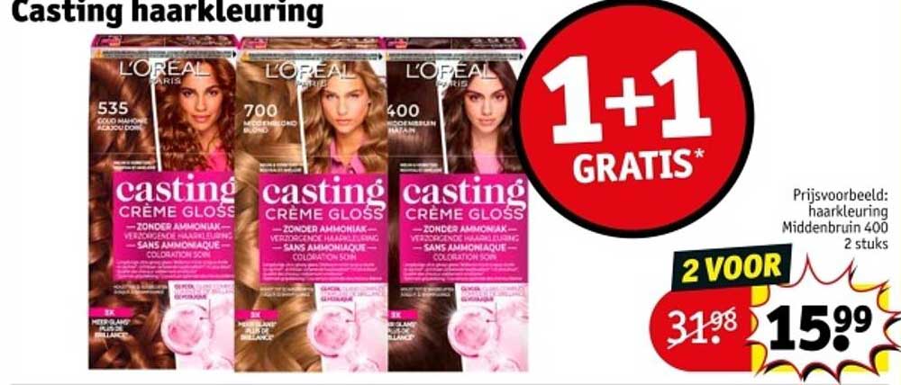 Casting Haarkleuring Aanbieding bij Kruidvat - FolderFeest.nl