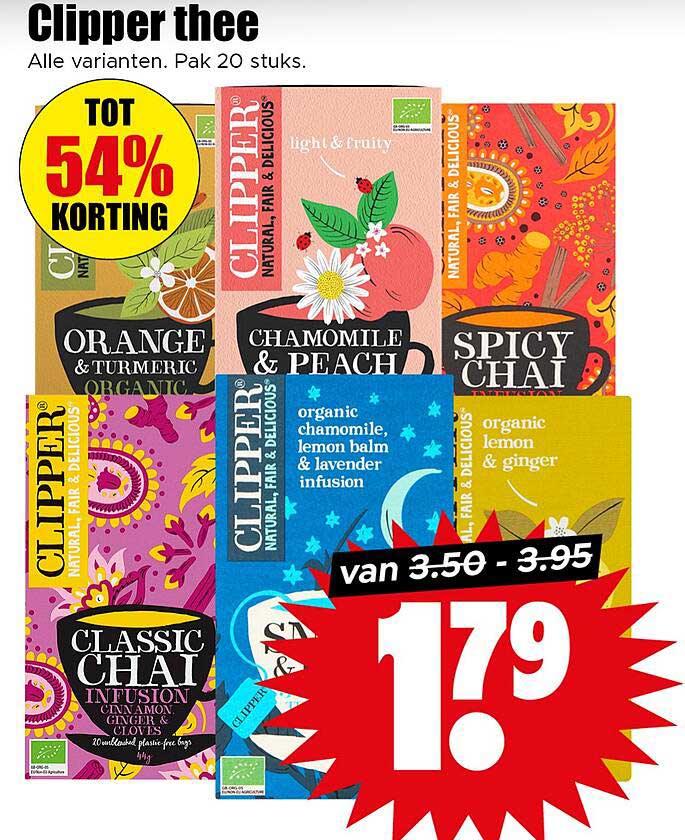 Clipper Thee Aanbieding bij Coop - FolderFeest.nl