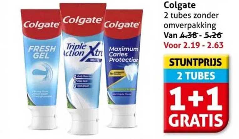 Colgate Tubes Aanbieding bij Etos - FolderFeest.nl