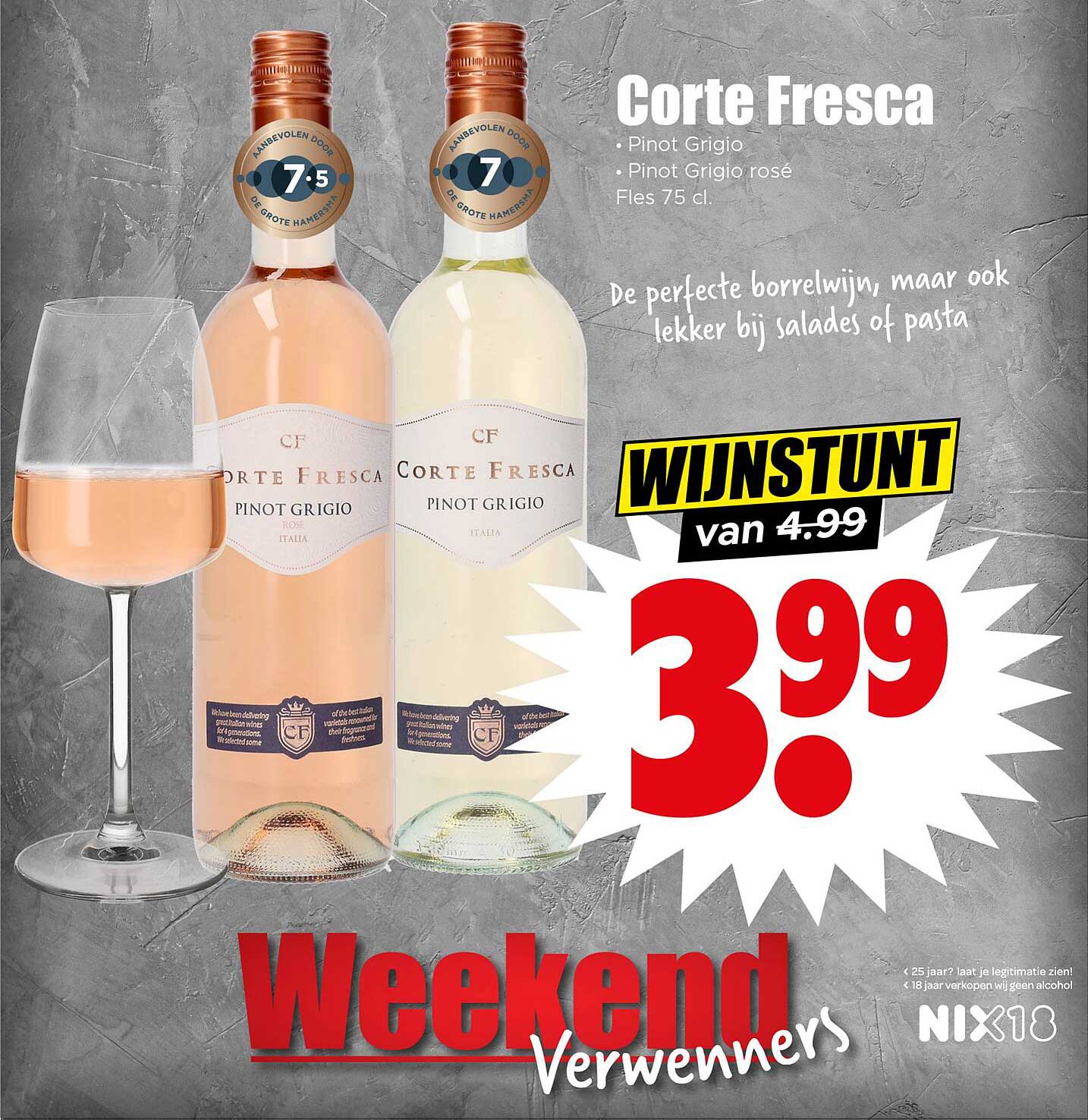 Corte Fresca Pinot Grigio Aanbieding bij Dirk - FolderFeest.nl