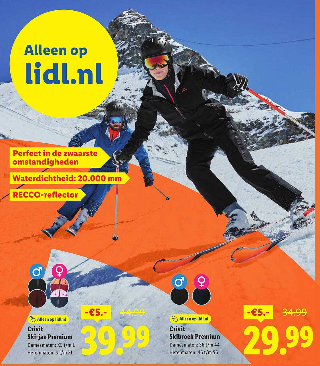 Crivit Ski-Jack Premium Aanbieding bij Lidl - FolderFeest.nl