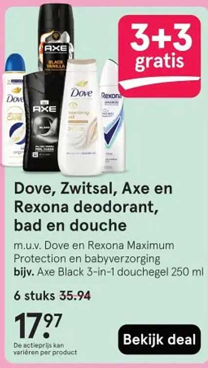 Alle Dove En Rexona Aanbieding bij PLUS - FolderFeest.nl