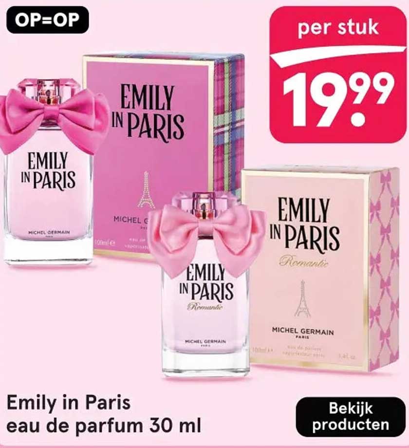 Emily In Paris Eau De Parfum 30 Ml Aanbieding bij Etos - FolderFeest.nl