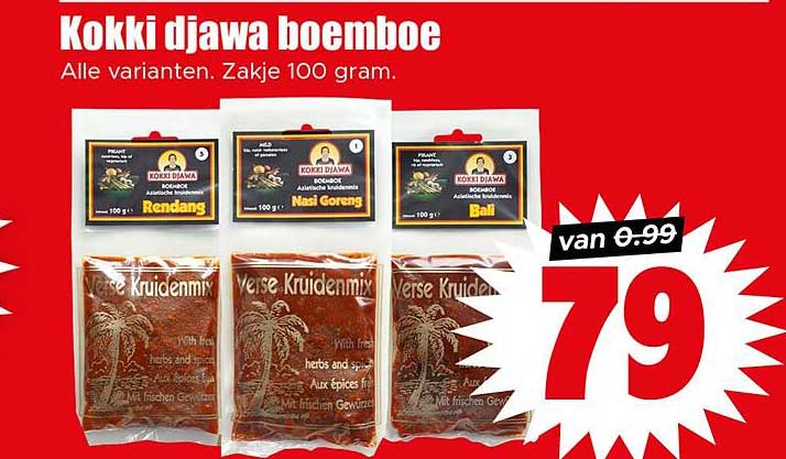 Kokki Djawa Boemboe Aanbieding bij Dirk - FolderFeest.nl