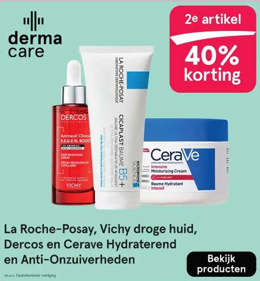 La Roche-Posay, Vichy Droge Huid En Dercos Bijv. Vichy Dercos Anti-Roos ...