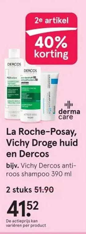 La Roche-Posay, Vichy Droge Huid En Dercos Bijv. Vichy Dercos Anti-Roos ...