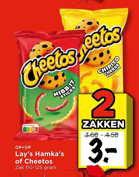 Lay's Bugles, Grills, Hamka's, Mama Mia's, Pomtips, Ringlings, Wokkels ...