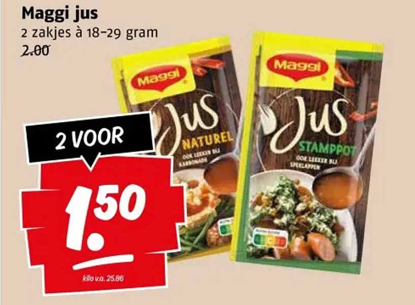 Maggi Jus Aanbieding bij Dirk - FolderFeest.nl