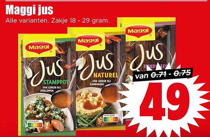 Maggi Jus Aanbieding bij Dirk - FolderFeest.nl