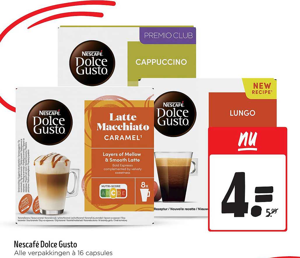 Nescafé Dolce Gusto Latte Macchiato Caramel Aanbieding bij Jumbo ...