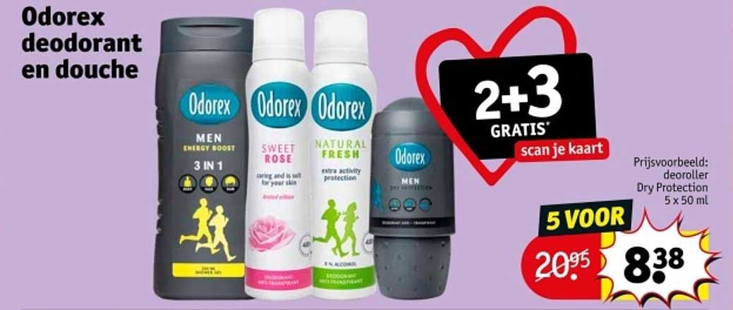 Odorex Deodorant En Douche Aanbieding bij Kruidvat - FolderFeest.nl
