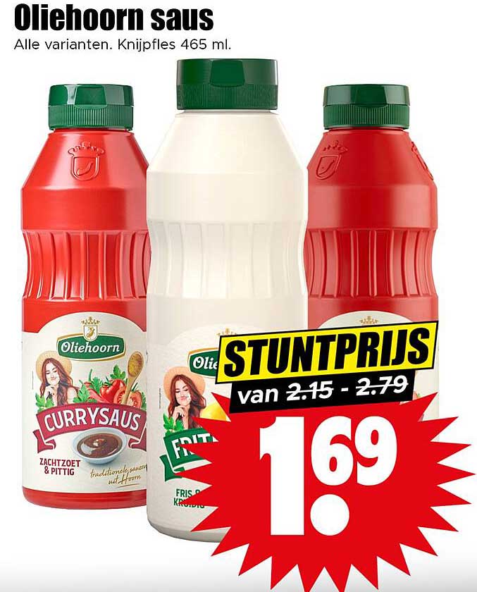 Oliehoorn Saus Aanbieding bij Dirk - FolderFeest.nl