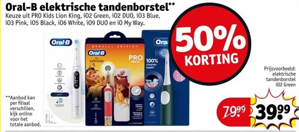 Philips Elektrische Tandenborstel 4100 Series** Aanbieding bij Kruidvat ...