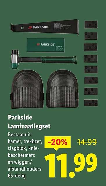 Parkside Laminaatlegset Aanbieding bij Lidl - FolderFeest.nl