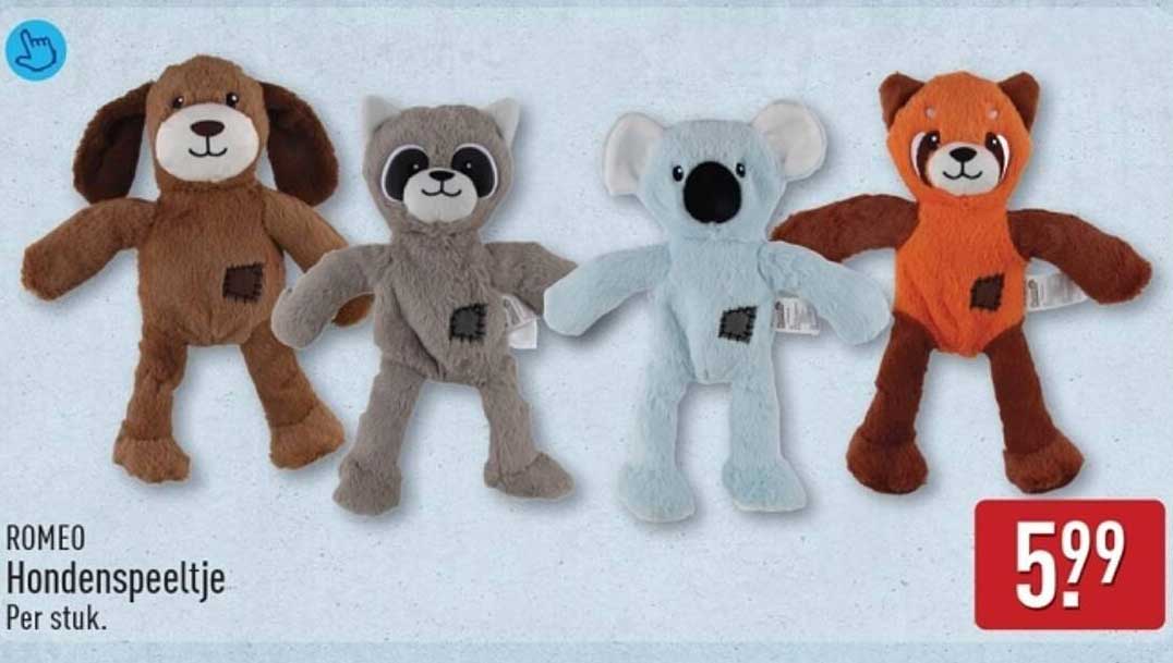 Romeo Hondenspeeltje Aanbieding bij ALDI - FolderFeest.nl