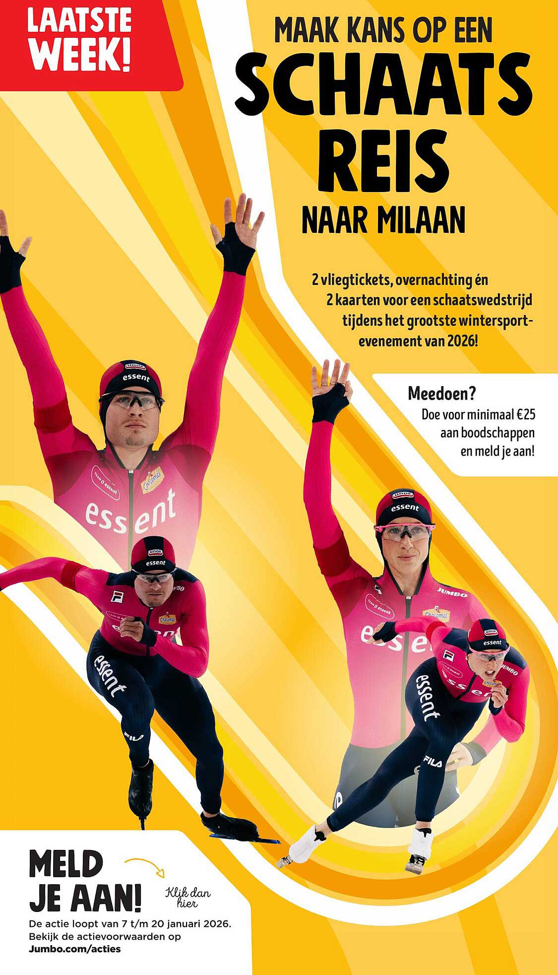Schaats Reis Naar Milaan Aanbieding bij Jumbo - FolderFeest.nl
