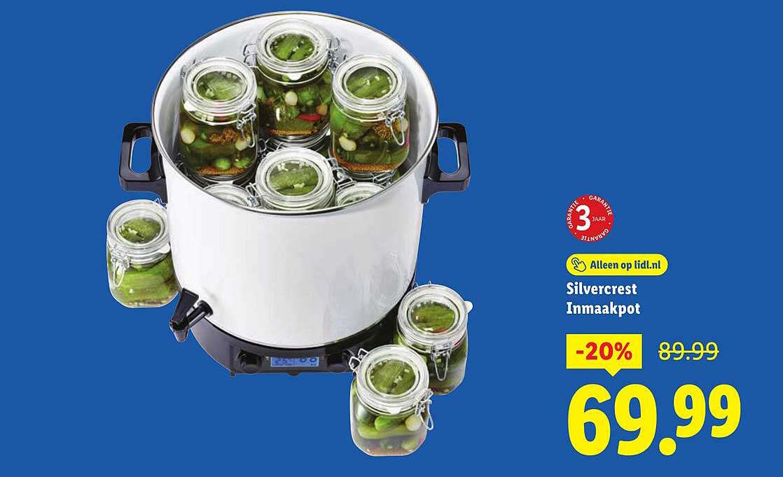 Silvercrest Inmaakpot Aanbieding bij Lidl - FolderFeest.nl