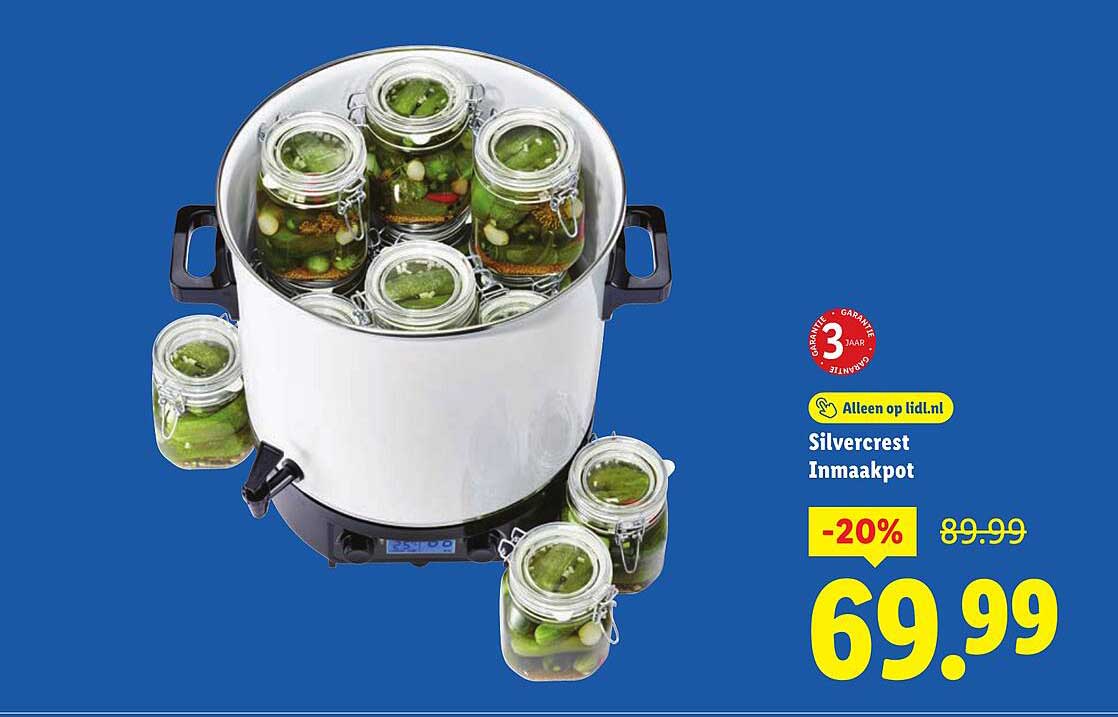 Silvercrest Inmaakpot Aanbieding bij Lidl - FolderFeest.nl