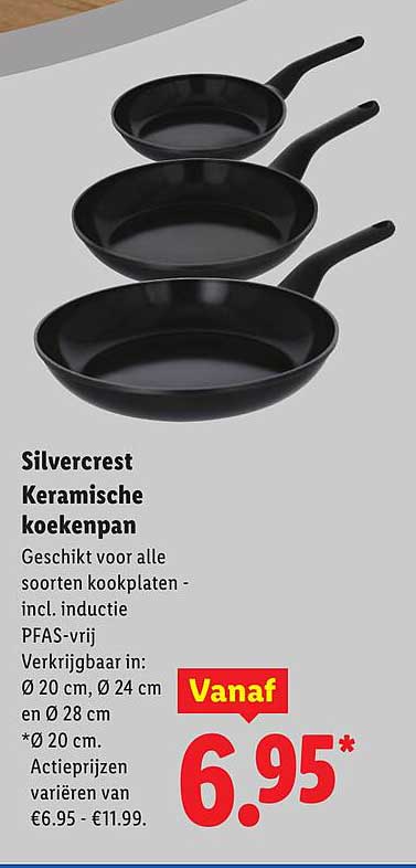Silvercrest Keramische Koekenpan Aanbieding bij Lidl - FolderFeest.nl