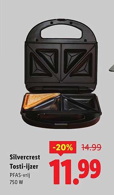 Silvercrest Tosti-Ijzer Aanbieding bij Lidl - FolderFeest.nl