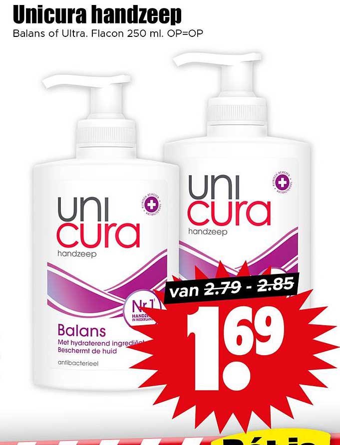 Unicura Handzeep Aanbieding bij Dirk - FolderFeest.nl