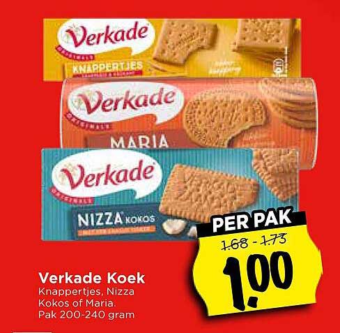 Verkade Koek Aanbieding bij Vomar - FolderFeest.nl