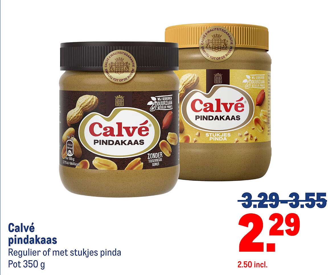 Calvé Pindakaas Aanbieding bij Makro - FolderFeest.nl