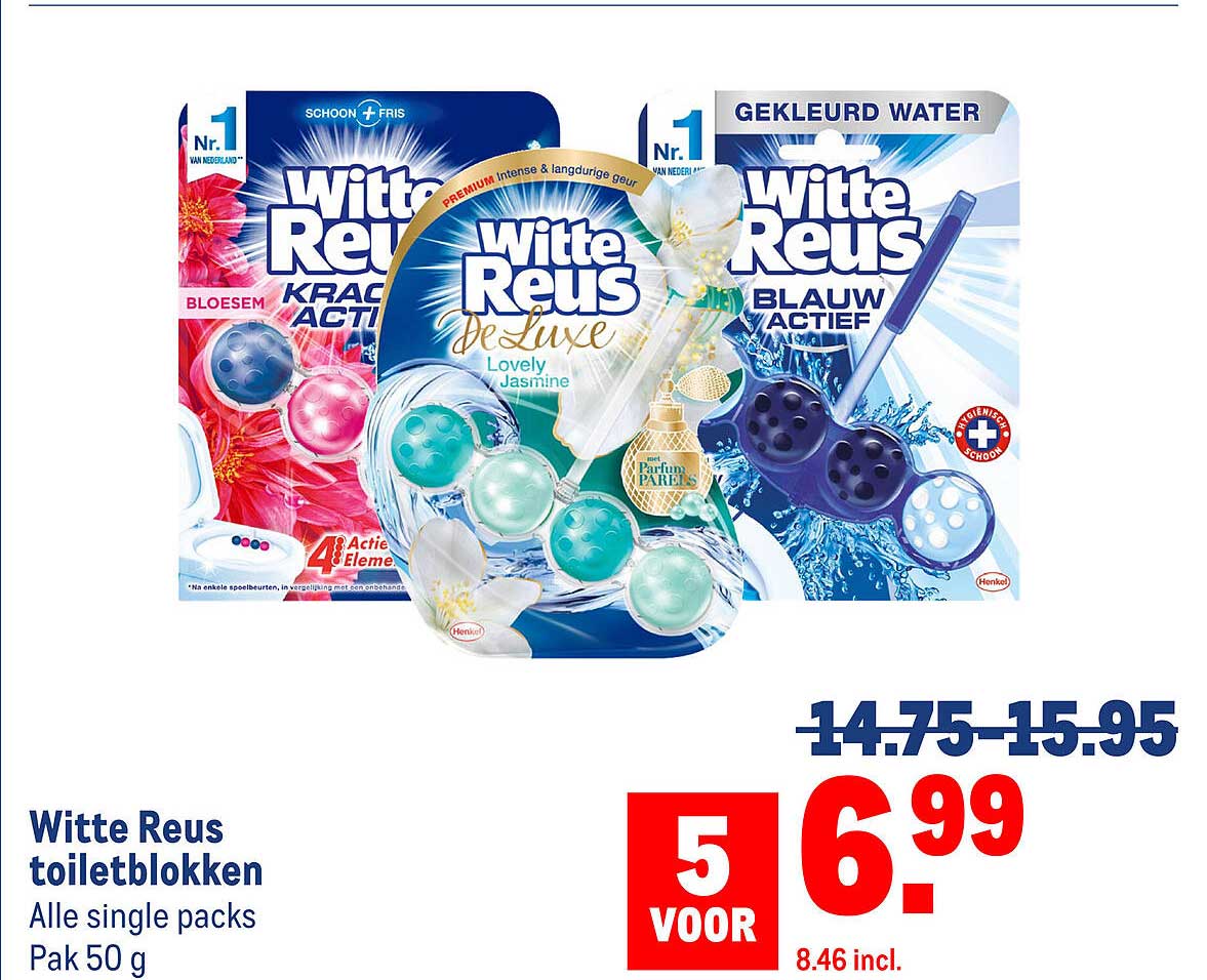 Witte Reus Toiletblokken aanbieding bij Makro