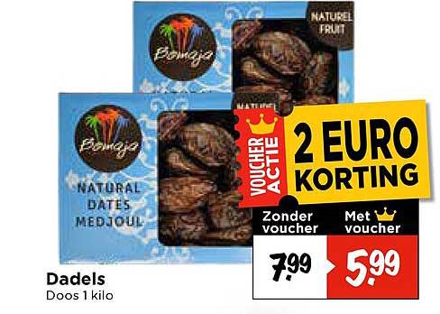 Dadels aanbieding bij Vomar
