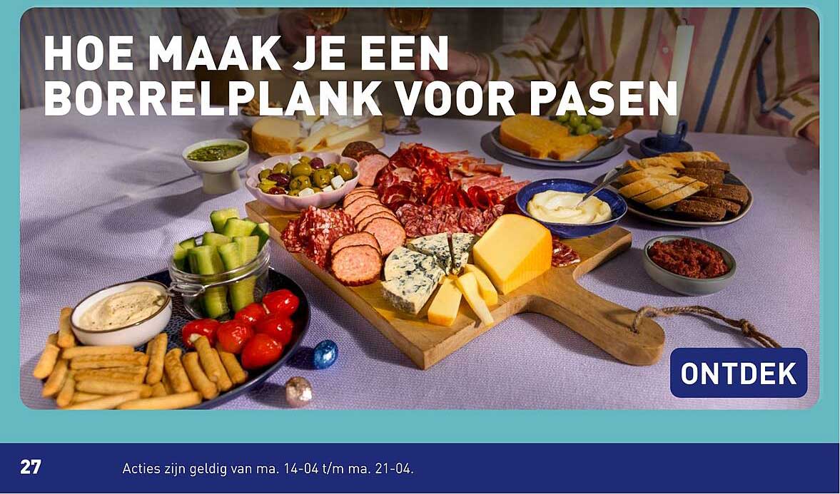 Hoe Maak Je Een Borrelplank Voor Pasen Aanbieding bij ALDI - FolderFeest.nl