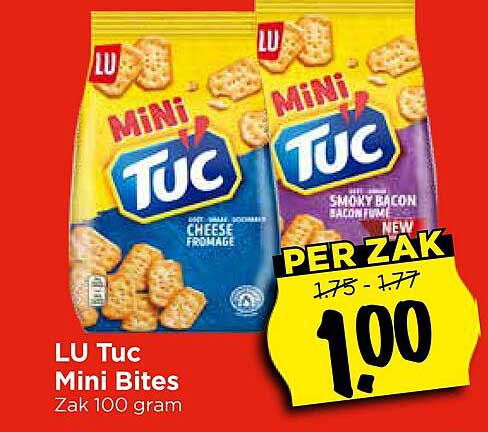 Lu Tuc Mini Bites aanbieding bij Vomar