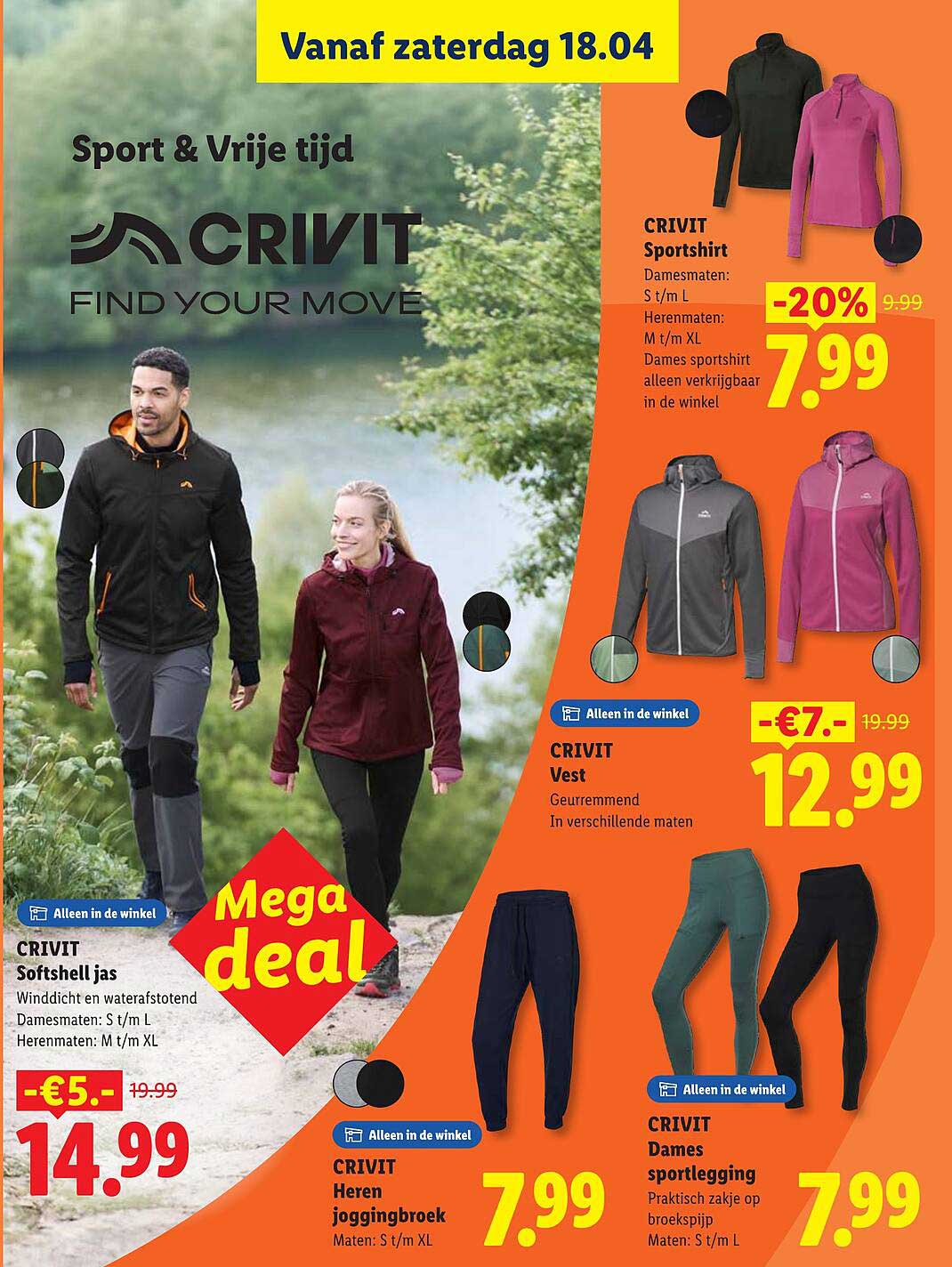 Crivit Sportshirt Aanbieding bij Lidl - FolderFeest.nl