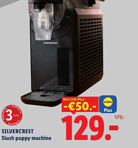 Silvercrest Slush Puppy Machine Aanbieding bij Lidl - FolderFeest.nl