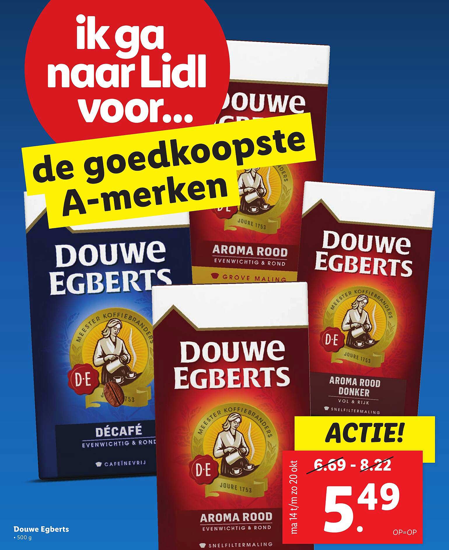 Douwe Egberts Aanbieding bij Lidl - FolderFeest.nl