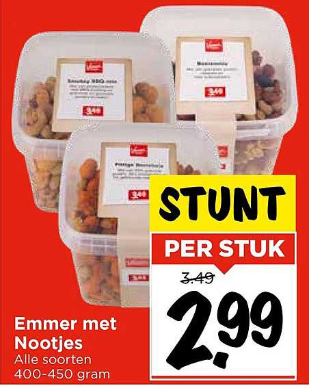 Emmer Met Nootjes Aanbieding bij Vomar - FolderFeest.nl