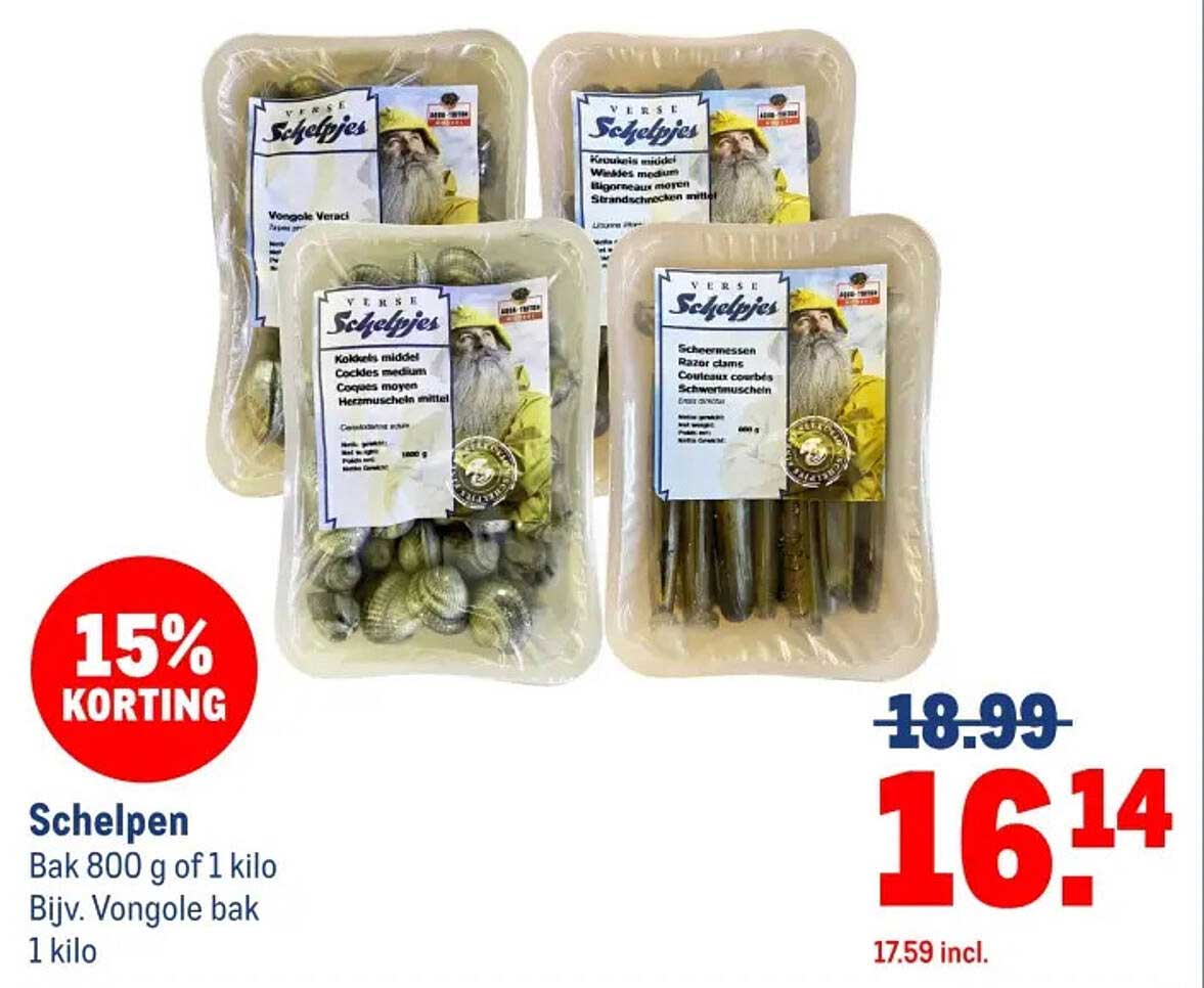 Schelpjes Aanbieding bij Makro - FolderFeest.nl
