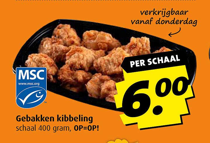 Gebakken Kibbeling Aanbieding bij Boni - FolderFeest.nl