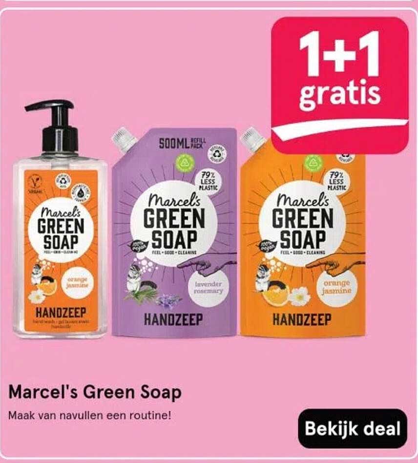 Marcel's Green Soap Aanbieding bij Etos - FolderFeest.nl