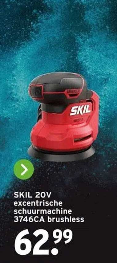 Skil 20V Excentrische Schuurmachine 3746Ca Brushless Aanbieding bij ...