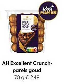 Ah Excellent Crunch-Parels Goud Aanbieding bij Albert Heijn ...