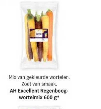 Ah Excellent Regenboogwortelmix aanbieding bij Albert Heijn