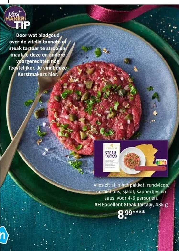 Ah Excellent Steak Tartaar aanbieding bij Albert Heijn