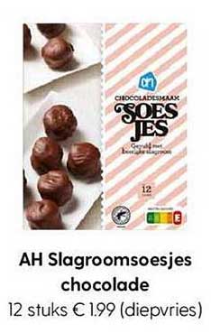 Ah Slagroomsoezen Chocolade aanbieding bij Albert Heijn