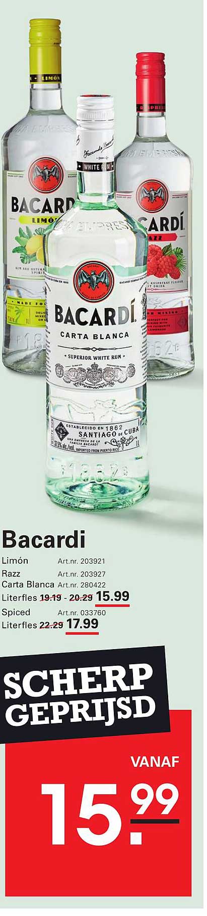 Bacardi Aanbieding bij Jumbo - FolderFeest.nl