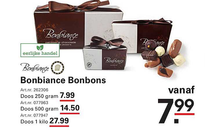 Bonbiance Bonbons Aanbieding bij Sligro - FolderFeest.nl
