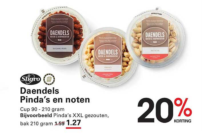 Daendels Pinda’s En Noten Aanbieding bij Sligro - FolderFeest.nl