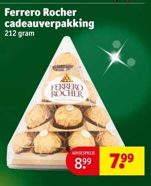Ferrero Rocher Cadeauverpakking Aanbieding bij Kruidvat - FolderFeest.nl