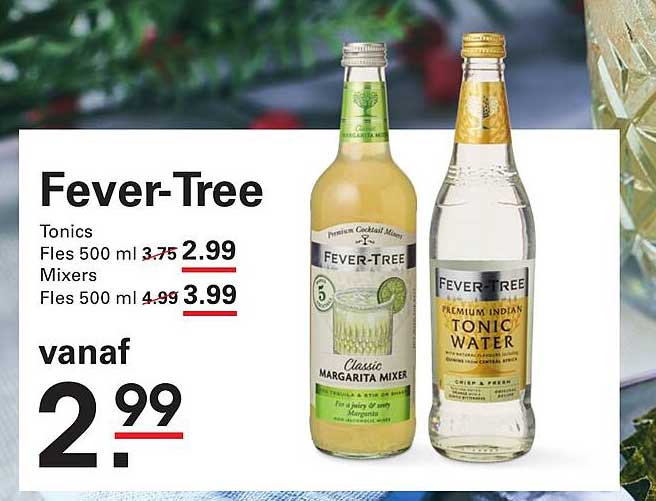 Fever-Tree Aanbieding bij Sligro - FolderFeest.nl